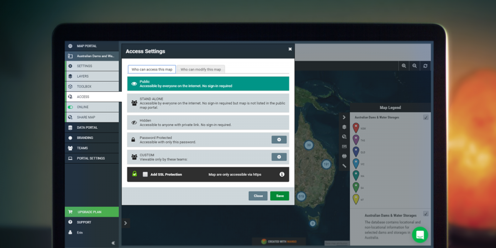 Map Access – Mango Help Centre