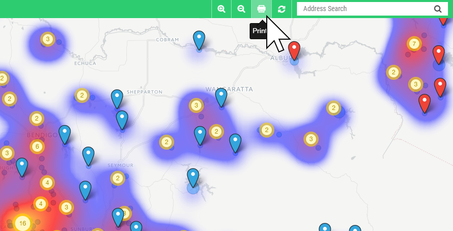 Printing maps – Mango Help Centre
